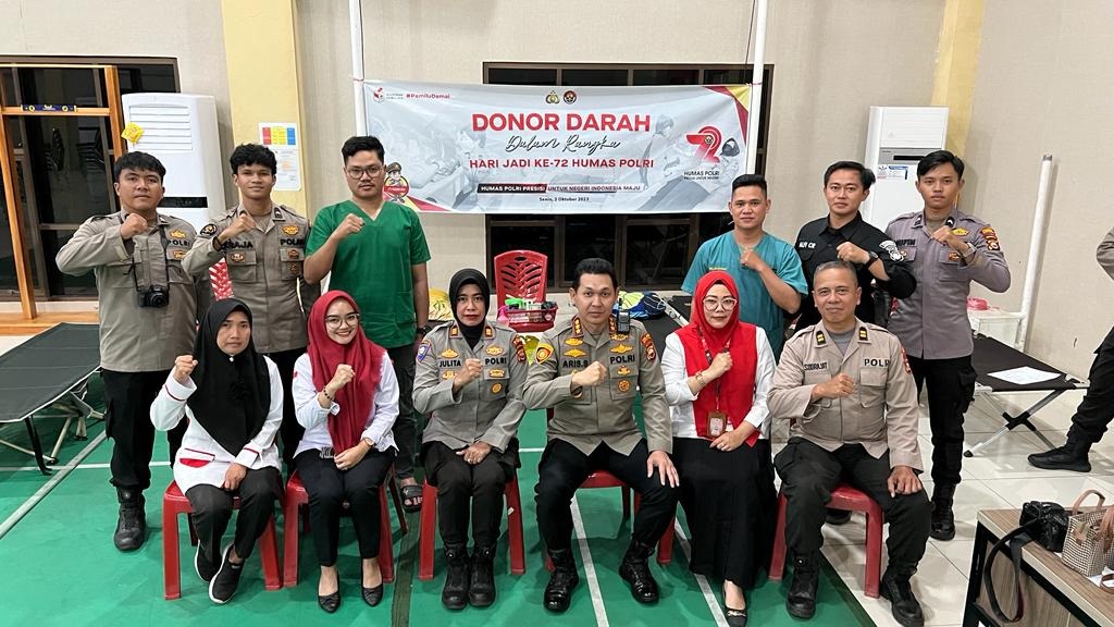 Kapolresta Bengkulu Ikuti Kegiatan Bakti Kesehatan Donor Darah HUT Ke ... Kapolresta Bengkulu Ikuti Kegiatan Bakti Kesehatan Donor Darah HUT Ke ...